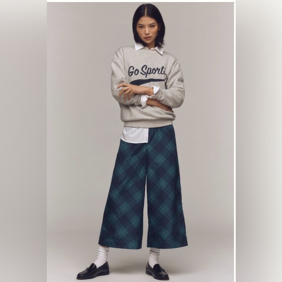 Maeve | Pants & Jumpsuits | Maeve By Anthropologie Taffeta Plaid ...
